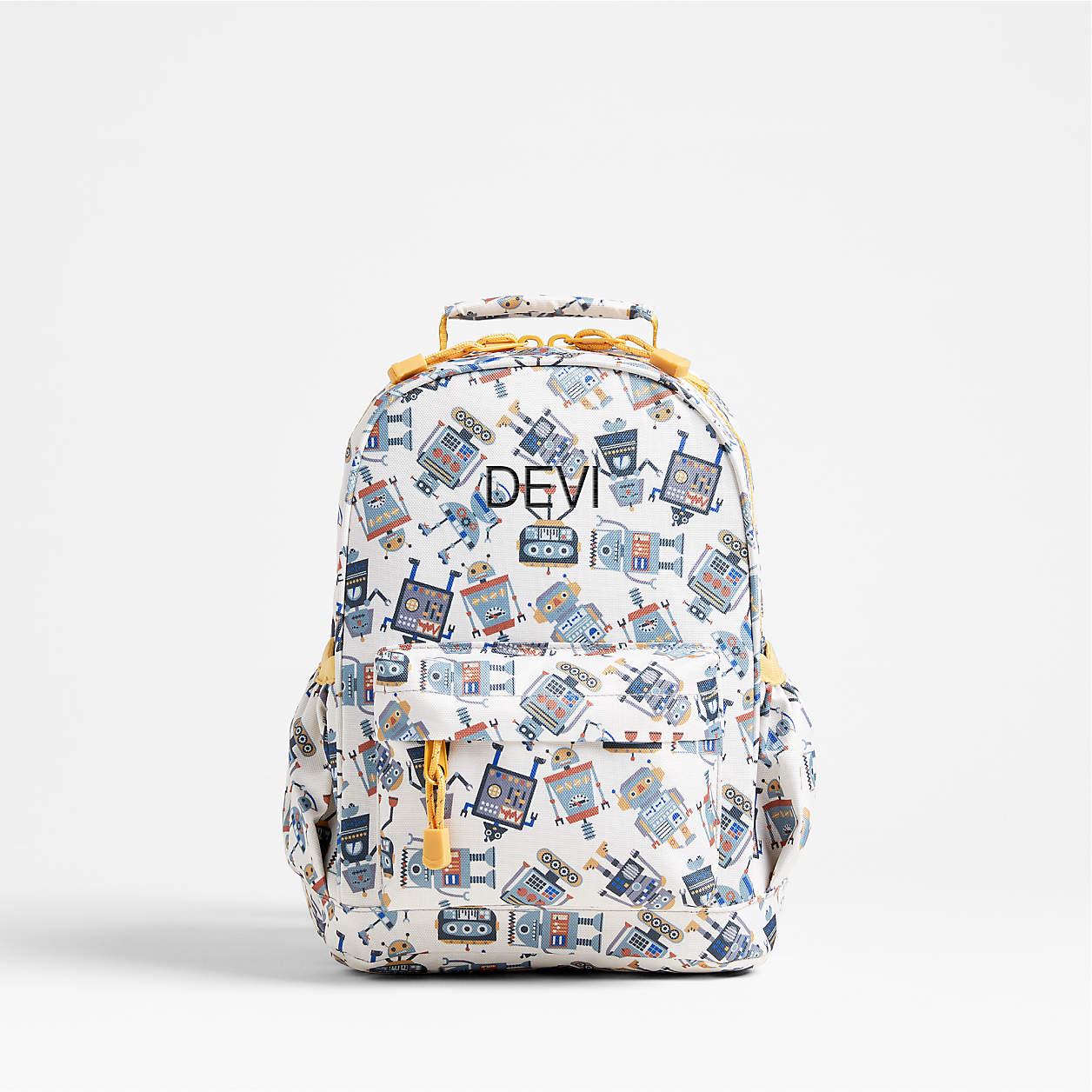 Robots Small Kids Backpack with Side Pockets | Crate & Kids