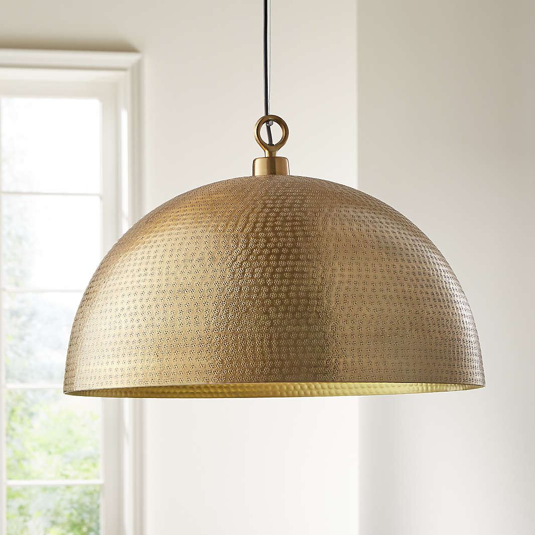 Brass Pendant Lights | Crate & Barrel