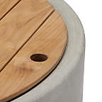 Neighbor Rook Round Stone Propane Fire Table + Reviews | Crate & Barrel