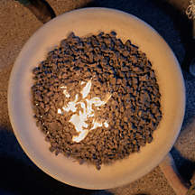 Neighbor Rook Round Stone Propane Fire Table + Reviews | Crate & Barrel