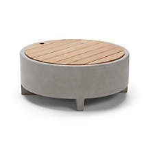 Neighbor Rook Round Stone Propane Fire Table + Reviews | Crate & Barrel