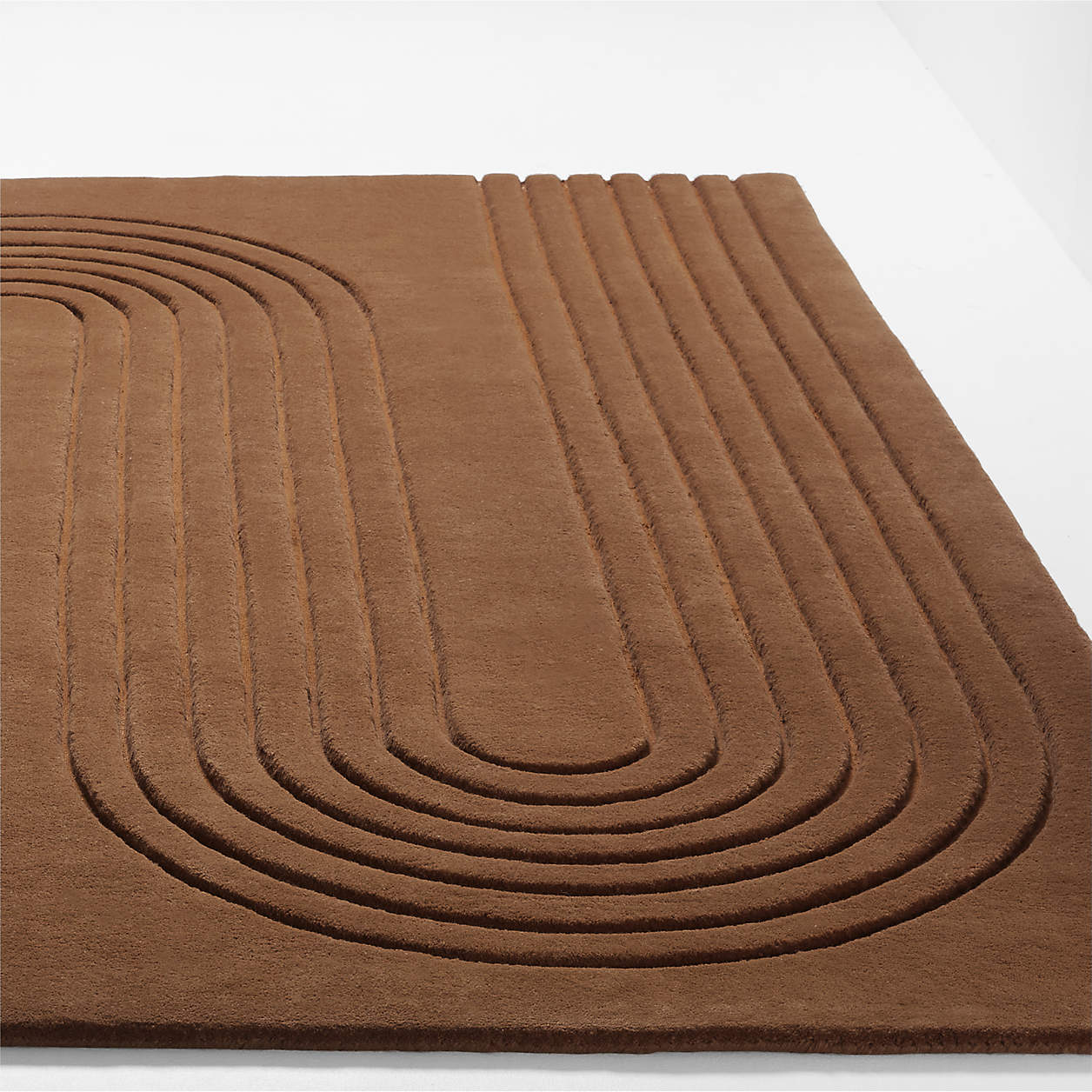 Roone Hand-Tufted Wool Terracotta Kids Rug | Crate & Kids