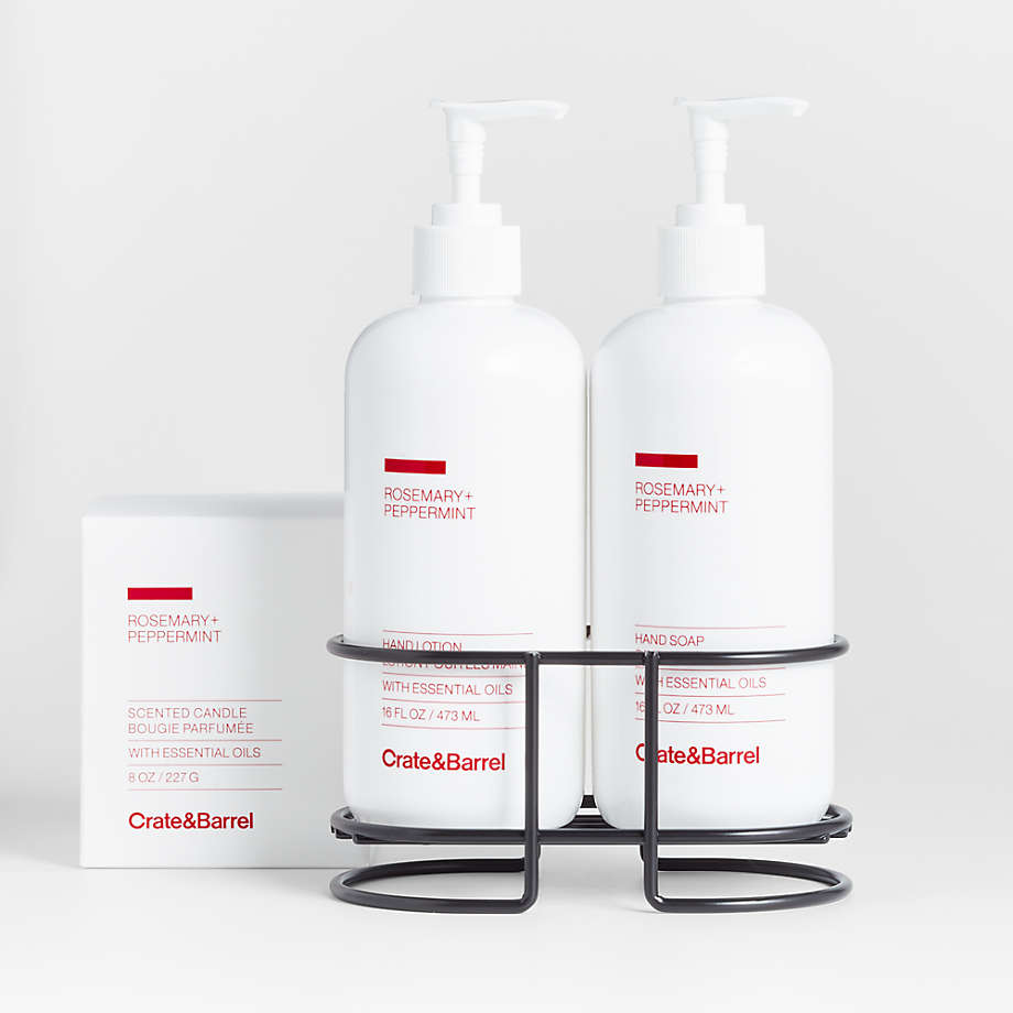 Rosemary + Peppermint 4-Piece Gift Set + Reviews | Crate & Barrel