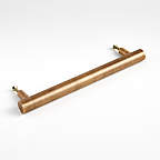 Round 6" Antique Brass Bar Pull + Reviews | Crate & Barrel