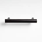 Round 4" Matte Black Bar Pull + Reviews | Crate & Barrel