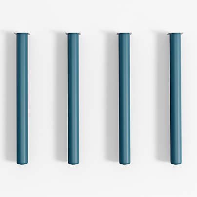 Adjustable White Wood Medium 23" Kids Table Legs + Reviews | Crate ...