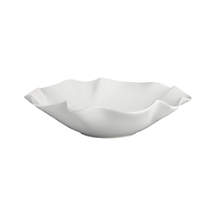 White Ruffle 5.5"-15" Bowls | Crate & Barrel