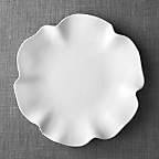 White Ruffle 16" Platter + Reviews | Crate & Barrel Canada