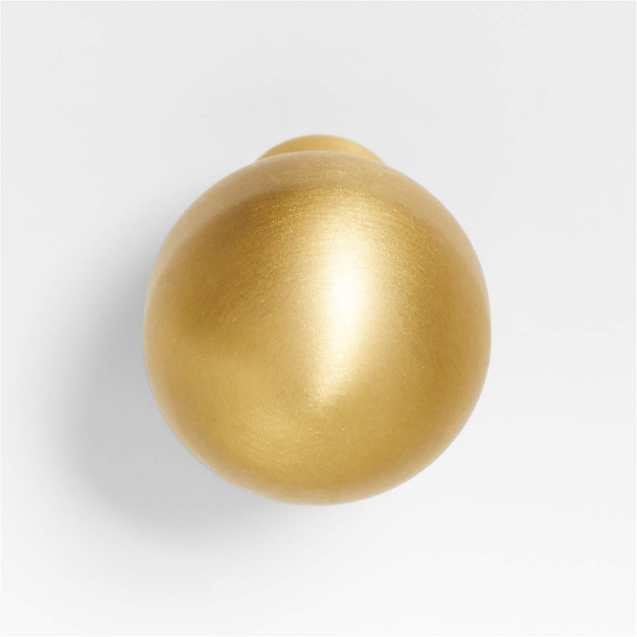 Rune Round Brass Knob + Reviews | Crate & Barrel Canada