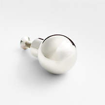 Rune Round Brass Knob + Reviews | Crate & Barrel