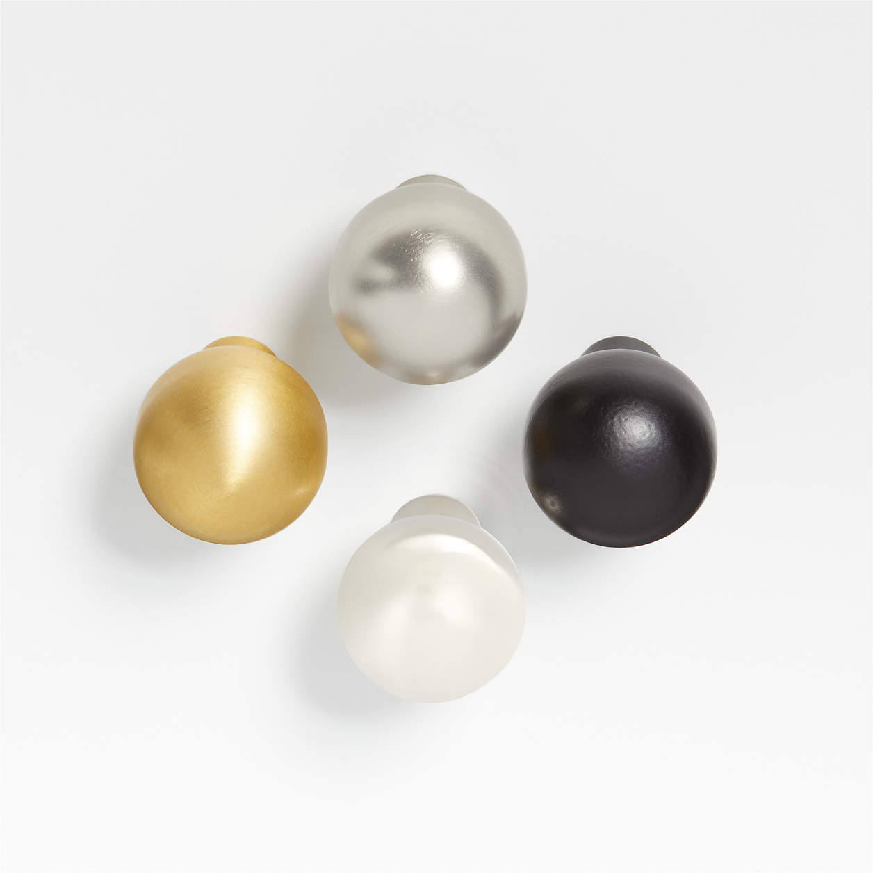 Rune Round Knobs | Crate & Barrel