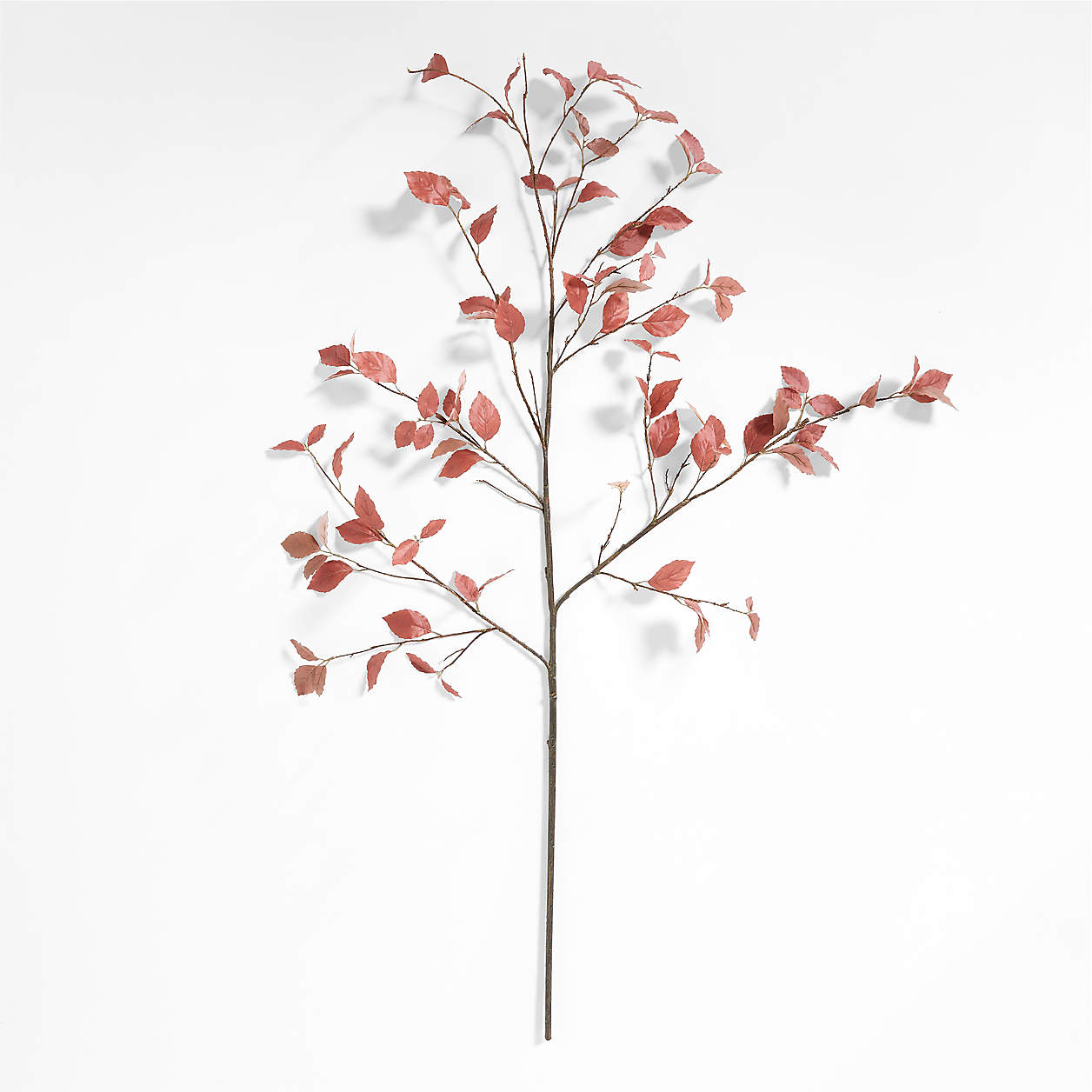 Faux Rust Leaf Branch 66" + Reviews | Crate & Barrel
