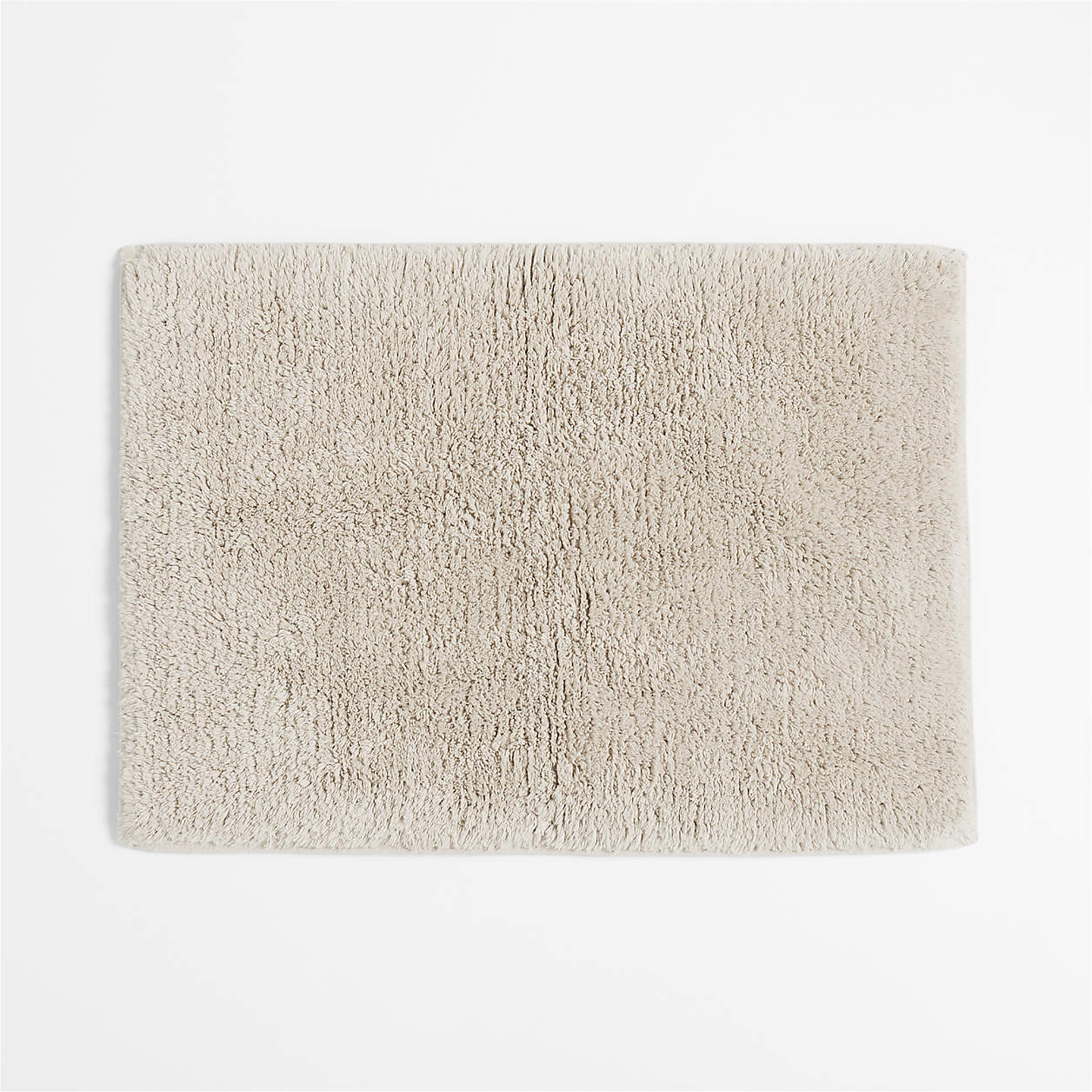 Rylan Organic Cotton Natural Taupe Bath Mat 18"x24" + Reviews | Crate ...