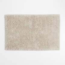Rylan Organic Cotton Natural Taupe Bath Mat 24"x36" + Reviews | Crate ...