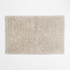 Rylan Organic Cotton Natural Taupe Bath Mat 24"x36" + Reviews | Crate ...