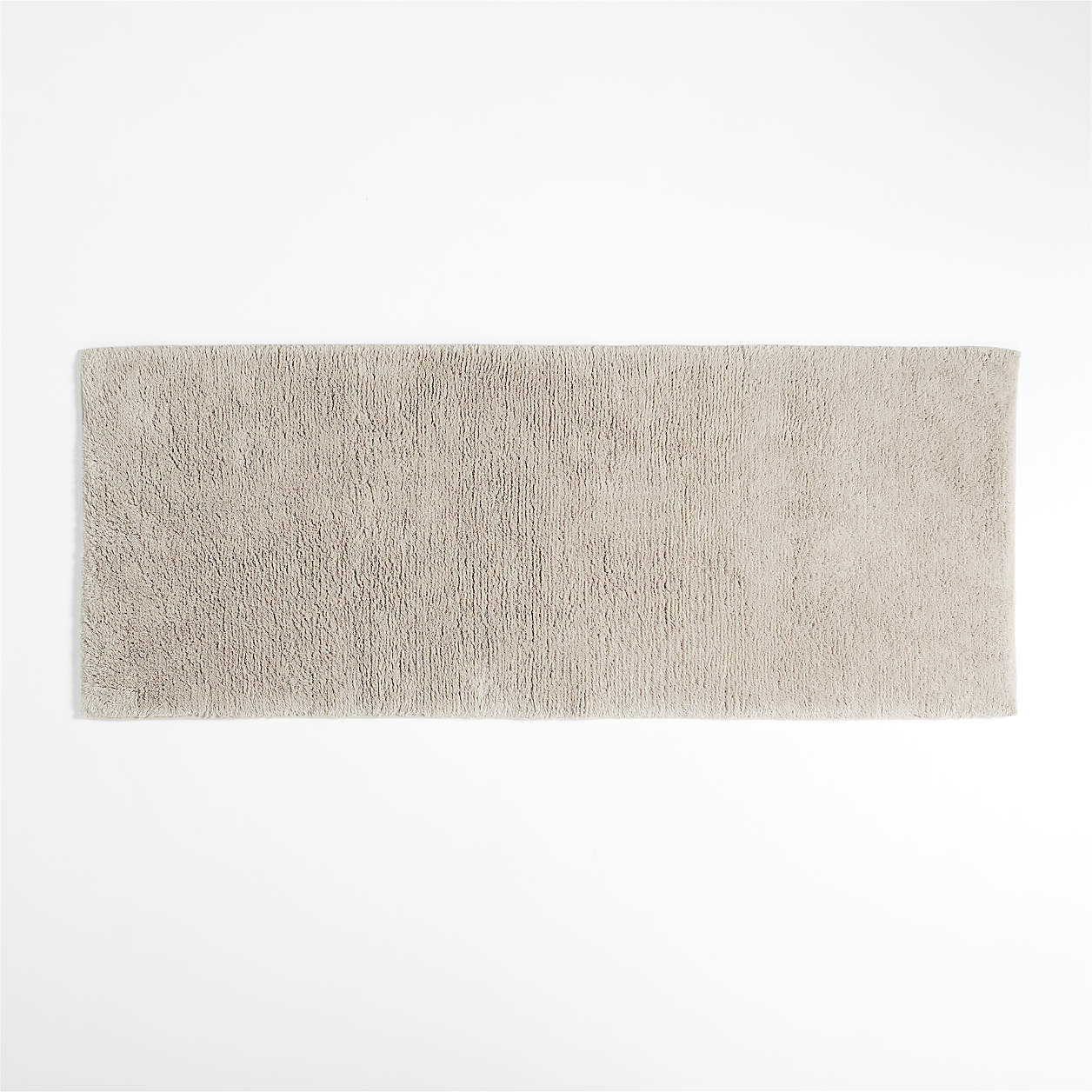 Rylan Organic Cotton Natural Taupe Bath Mat 24"x60" + Reviews | Crate ...