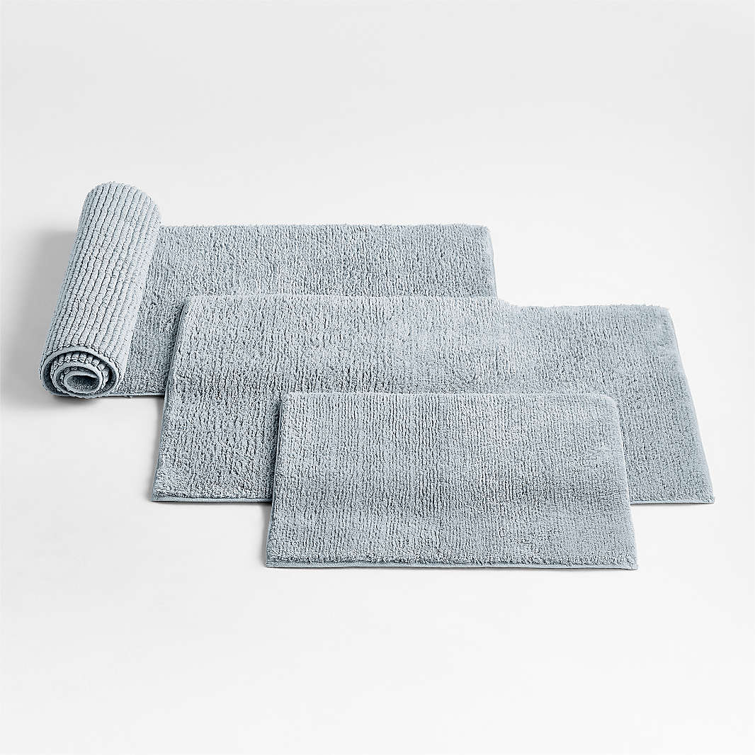 Blue Bath Mats & Bath Rugs | Crate & Barrel