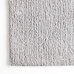 Rylan Organic Cotton Silver Bath Mat 18"x24" + Reviews | Crate & Barrel