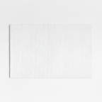 Rylan Organic Cotton White Bath Mat 24"x36" + Reviews | Crate & Barrel