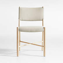Ryman Upholstered Wood Dining Chair | Crate & Barrel