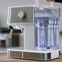 Capresso Cafe TS Touchscreen White Espresso Machine | Crate & Barrel