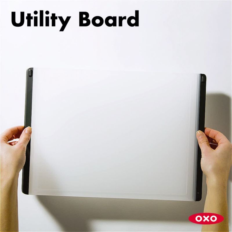 OXO Good Grips Plastic Cutting Board + Reviews | Crate & Barrel