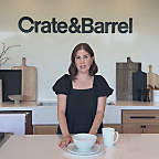 Mercer Blue Rim Round Ceramic Dinner Plate + Reviews | Crate & Barrel