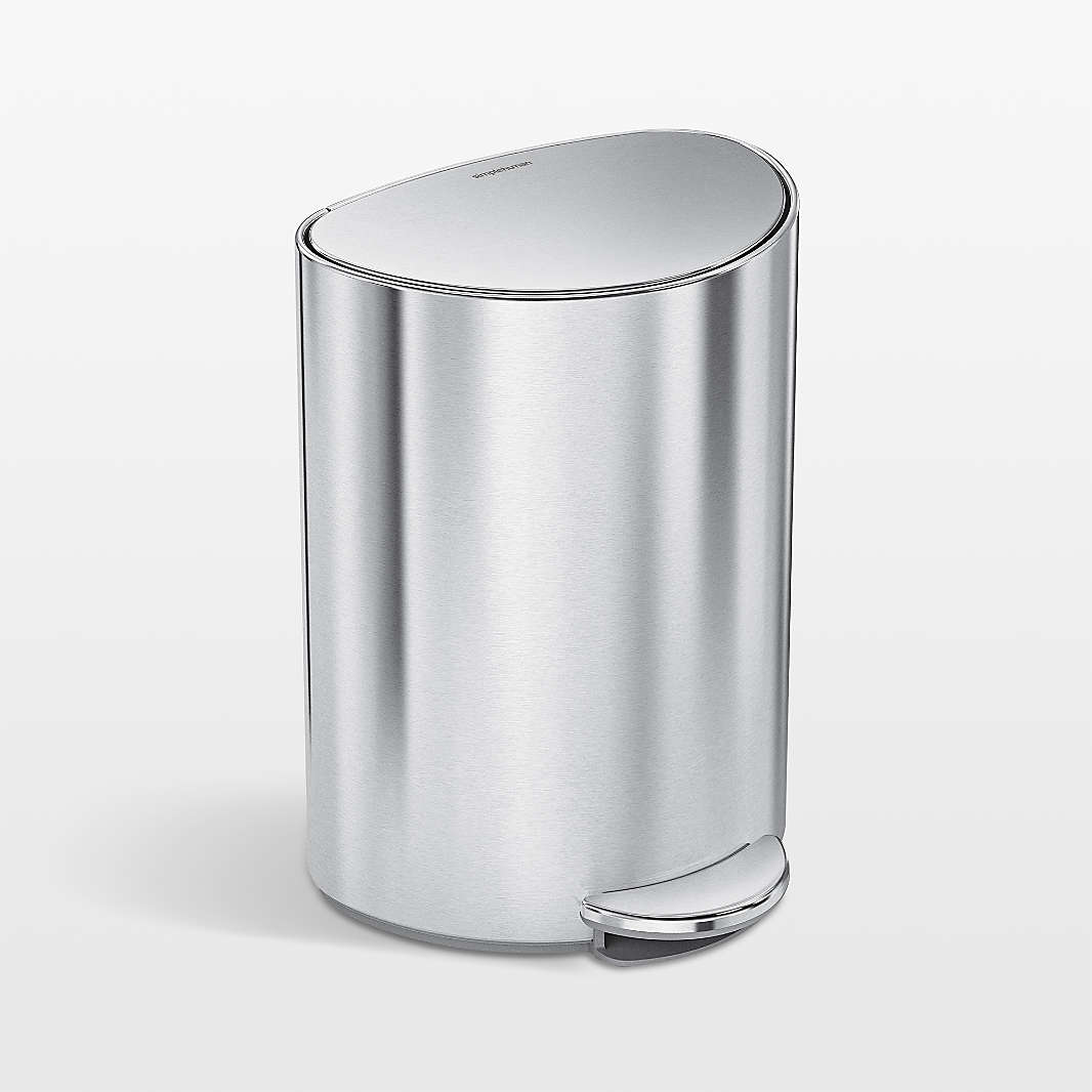 simplehuman Trash Cans, Soap Dispensers & Mirrors | Crate & Barrel