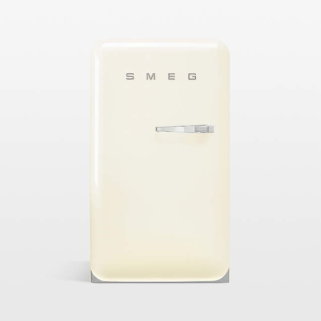 SMEG FAB10 Cream Right-Hinge Refrigerator | Crate & Barrel