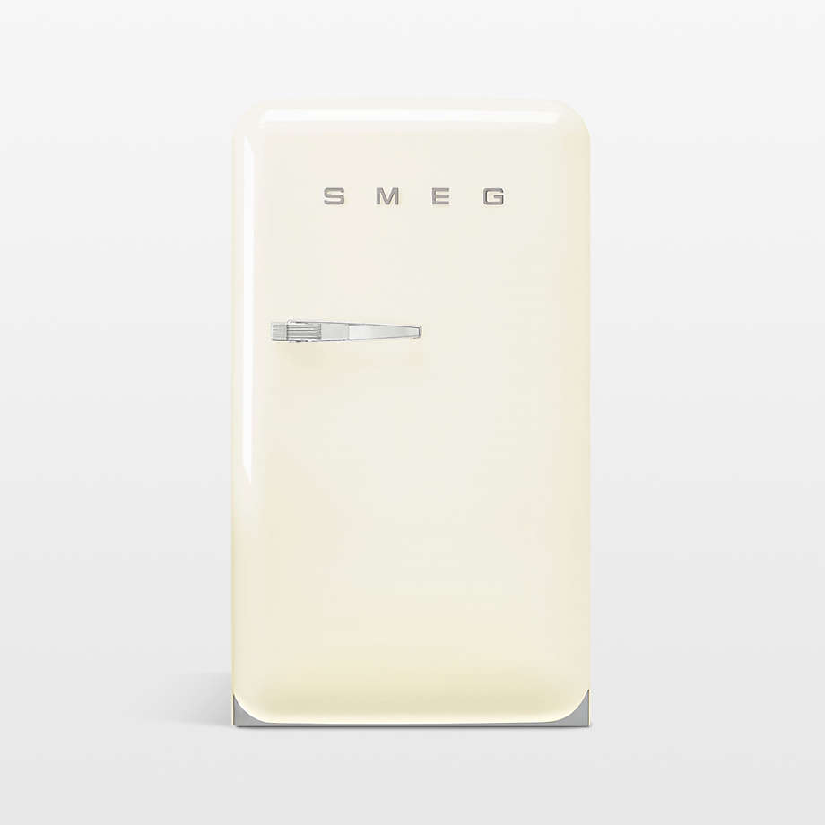 SMEG FAB10 Cream Right-Hinge Refrigerator | Crate & Barrel