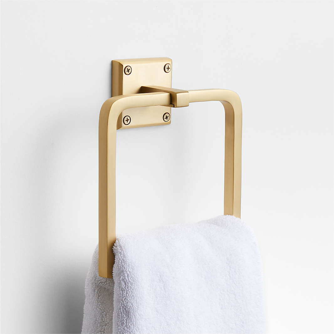 Towel Rings: Bathroom Towel Holder Rings | Crate & Barrel Canada