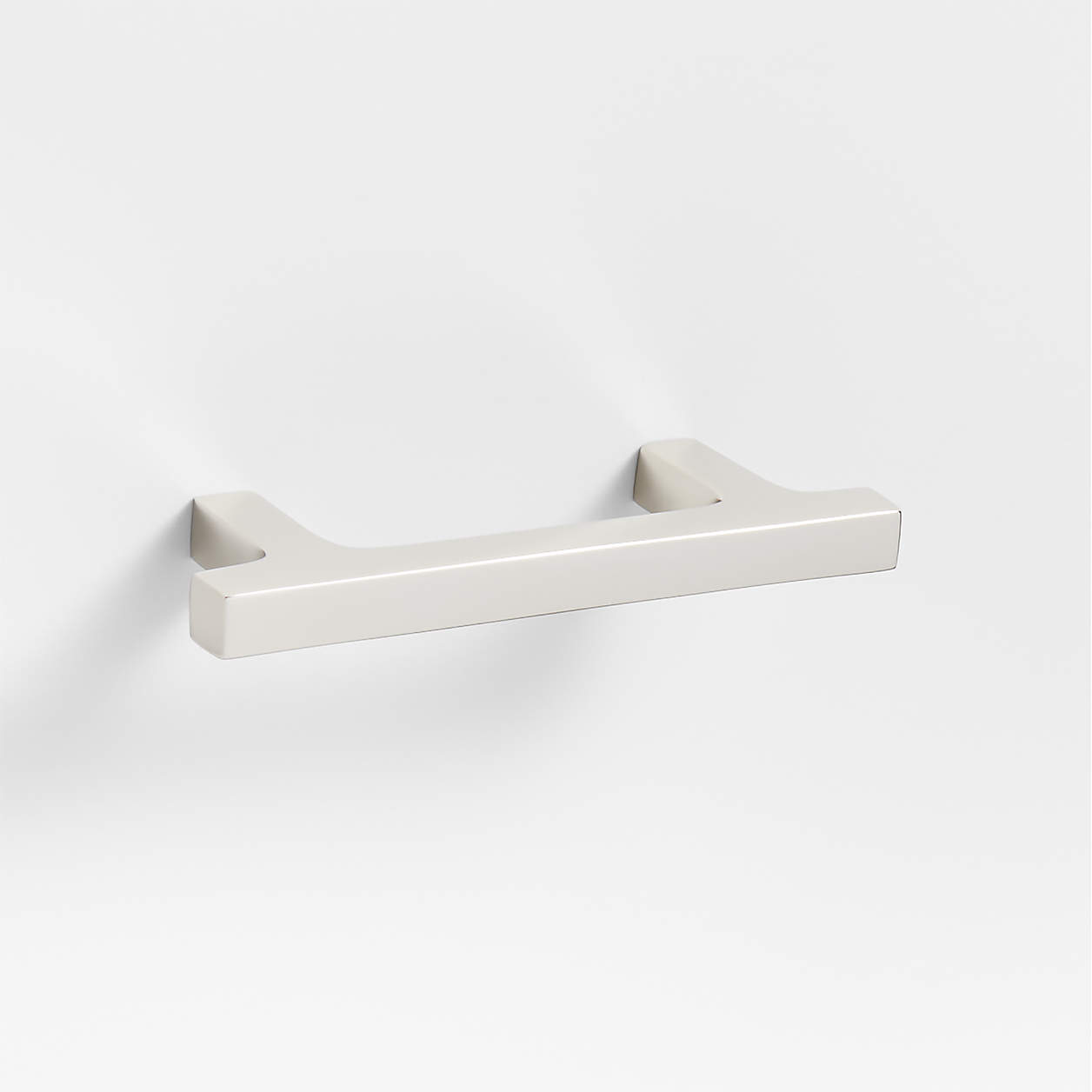 Square Edge 3" Polished Chrome Cabinet Drawer Bar Pull | Crate & Barrel