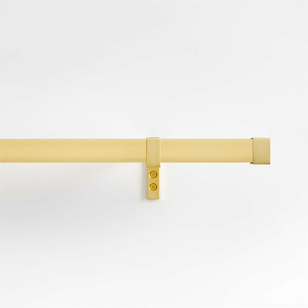 Curtain Rods & Curtain End Cap Finial Sets | Crate & Barrel