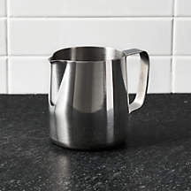 Stainless Steel Frothing Pitcher + Reviews | Crate & Barrel
