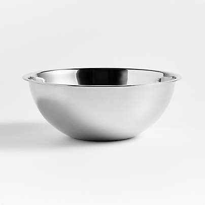 Stainless Steel Restaurant Bowls, Set of 4 | Crate & Barrel