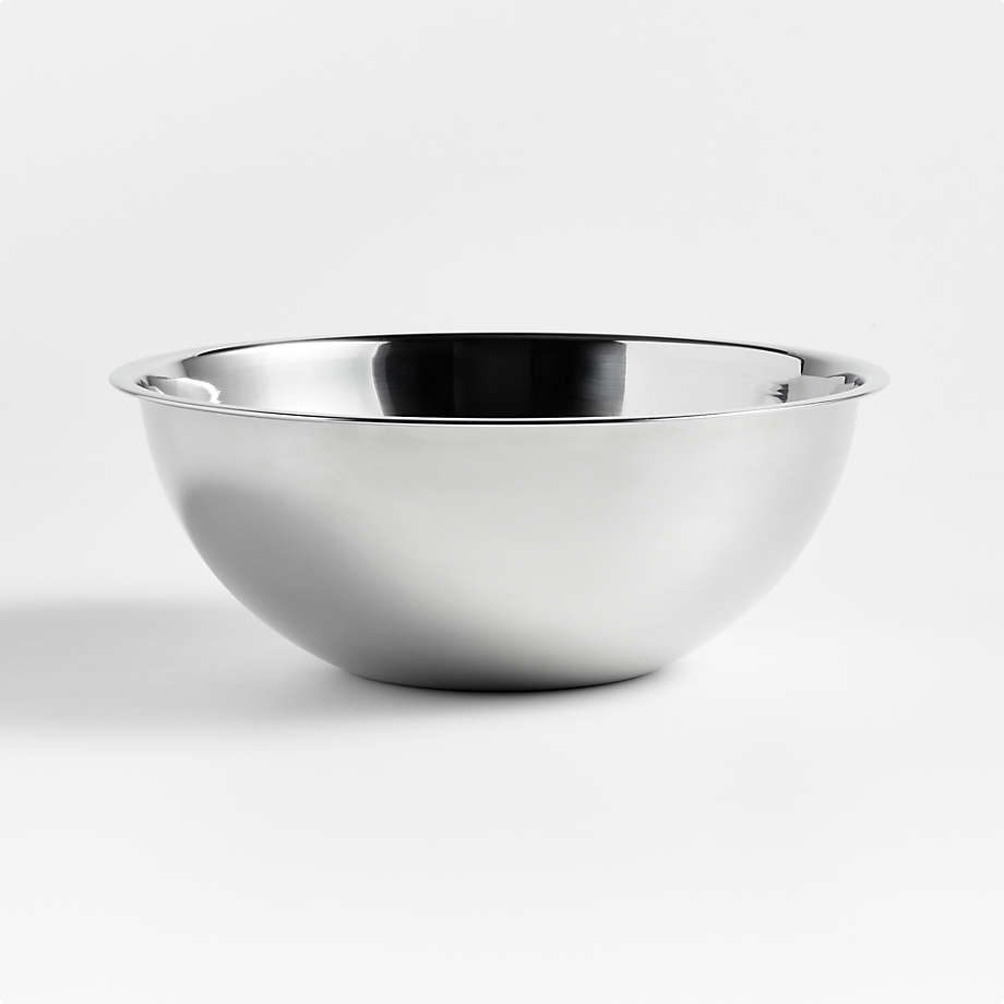 8-Qt. Stainless Steel Restaurant Bowl + Reviews | Crate & Barrel