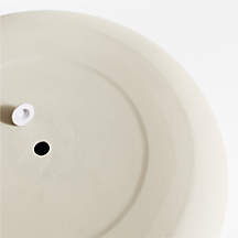 Saabira Taupe Indoor/Outdoor Tabletop Planter | Crate & Barrel