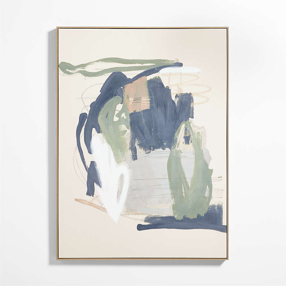 "Sage Advice" Framed Light Green Wall Art Print 45"x61" by April ...