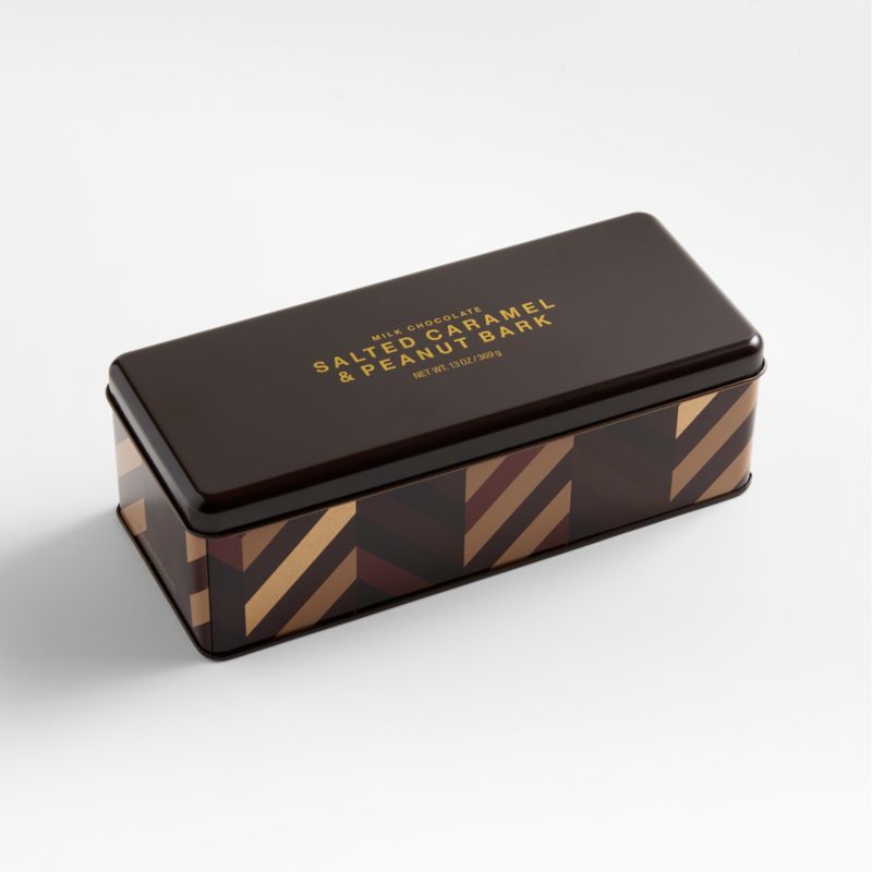 Salted Caramel & Peanut Chocolate Bark in Gift Tin + Reviews | Crate ...