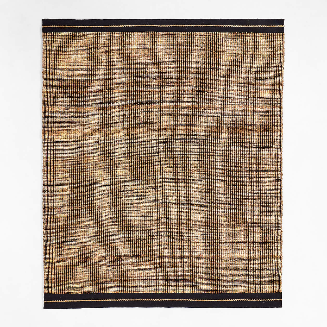 Santa Cruz Jute/Wool Blend Black Border Area Rug 9'x12' + Reviews ...