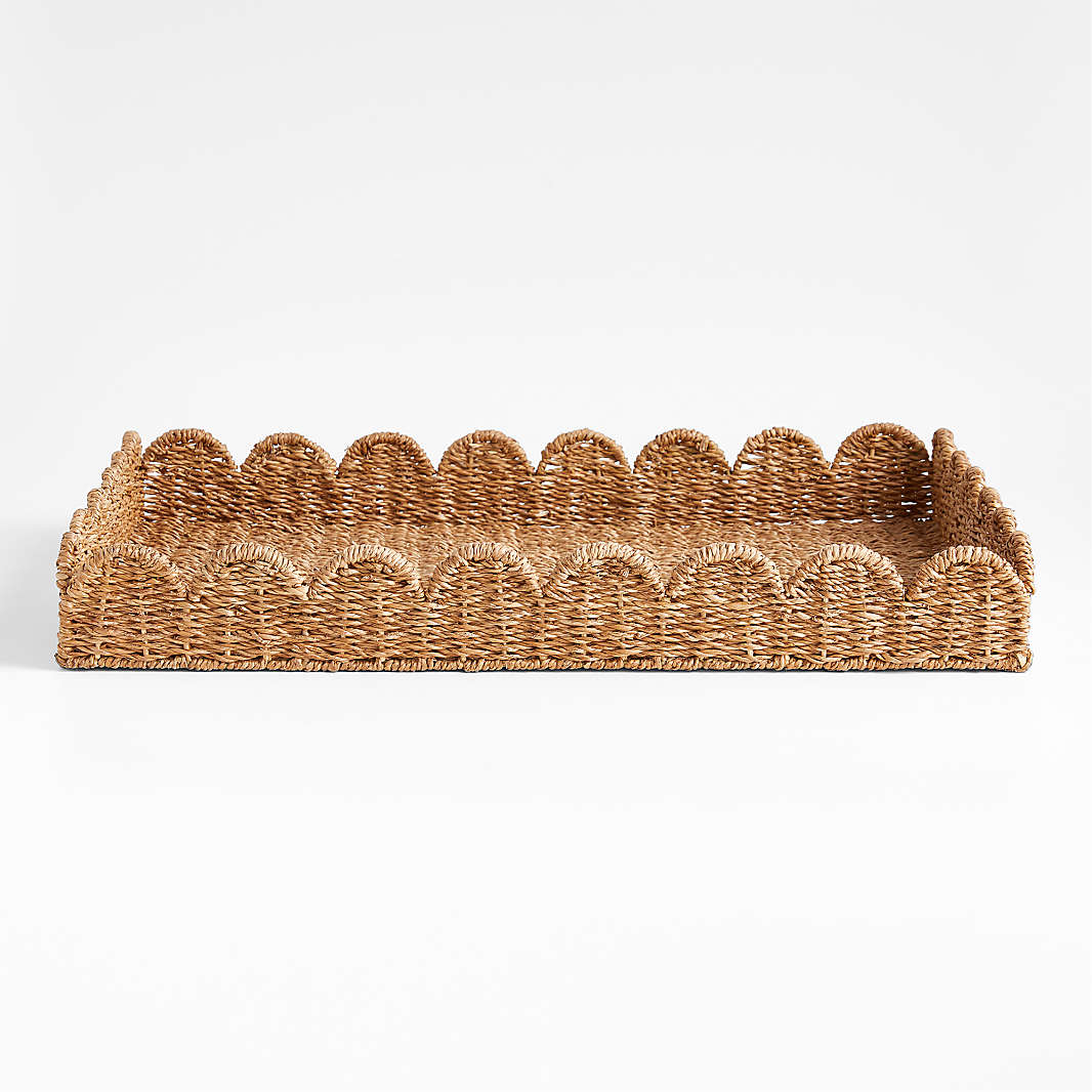 Rattan Trays | Crate & Barrel Canada