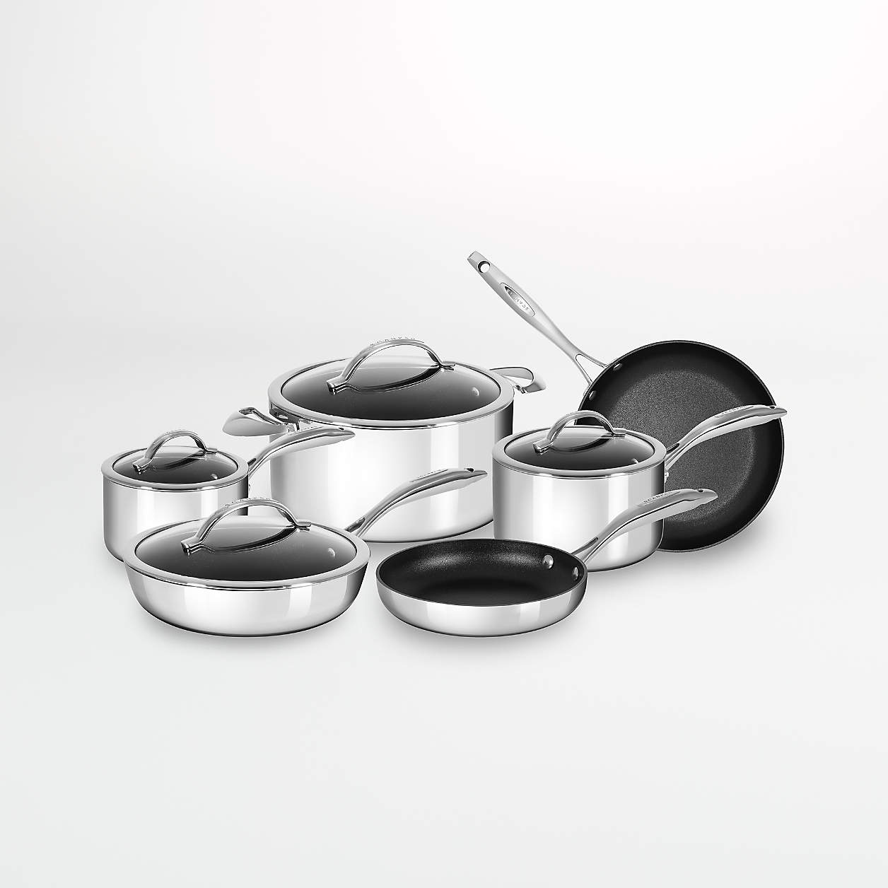 SCANPAN HaptIQ 10-Piece Cookware Set + Reviews | Crate & Barrel