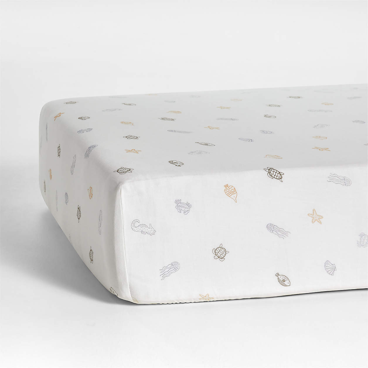 Supersoft Sea Dreams Organic Cotton Baby Crib Fitted Sheet + Reviews ...