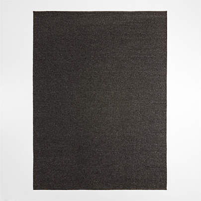 Sedona Performance Indoor/Outdoor Charcoal Grey Rug Swatch 12"x18 ...
