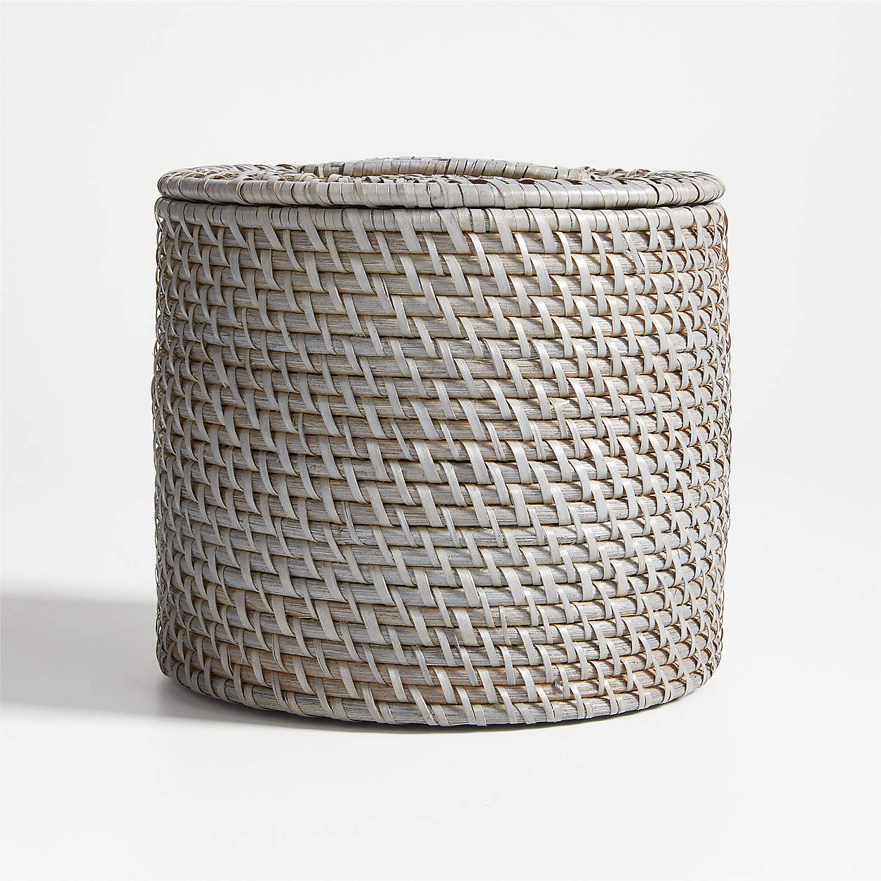 Sedona Small Grey Canister + Reviews | Crate & Barrel