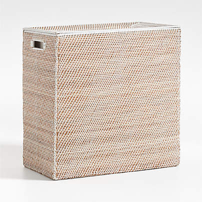 Sedona White Hamper + Reviews | Crate & Barrel