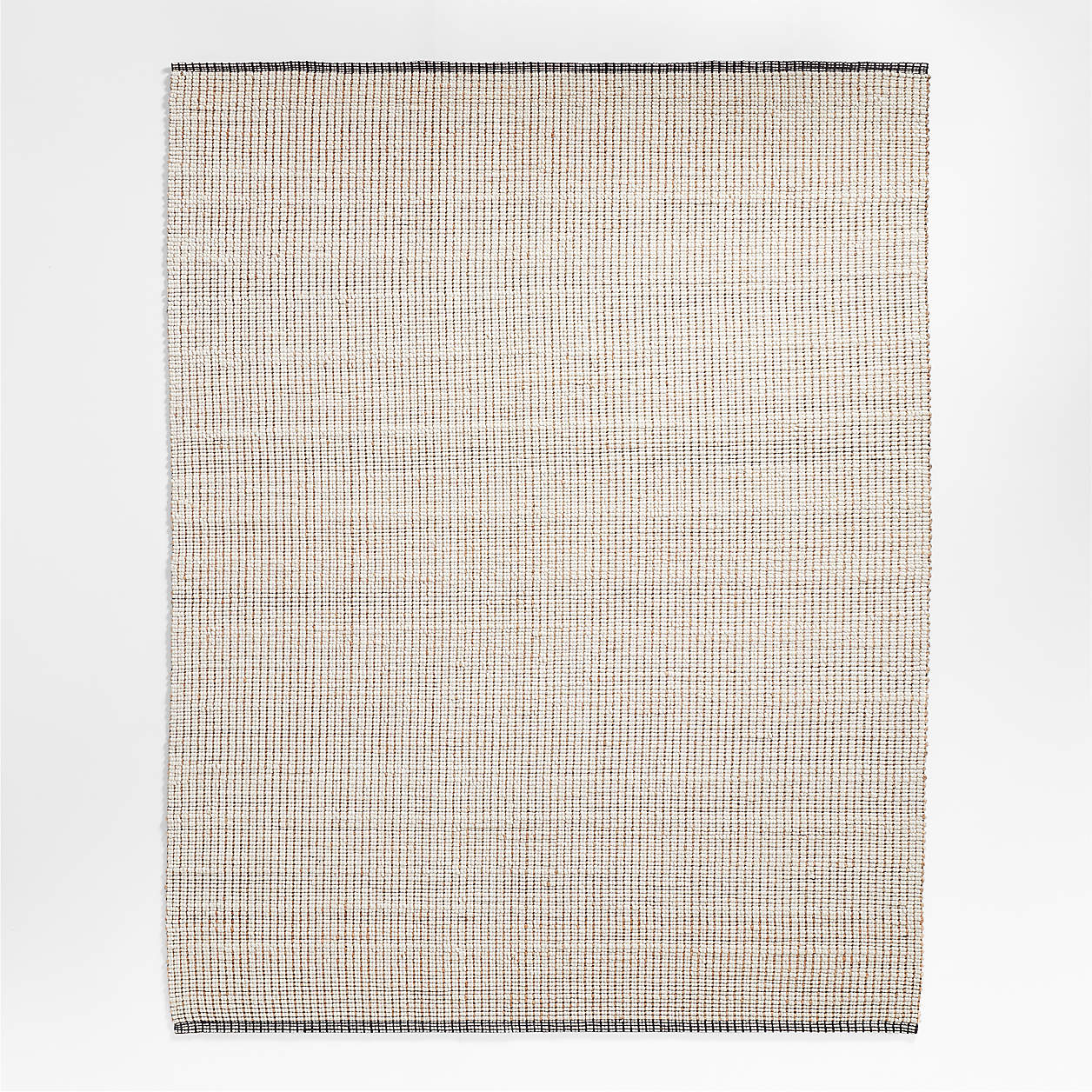 Seville Jute/Wool Blend Stripe White Area Rug 10'x14' + Reviews | Crate ...