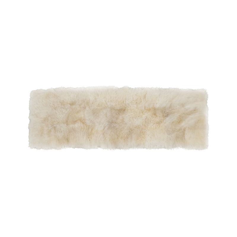Sheepskin Fur Bed Throw + Reviews | Crate & Barrel