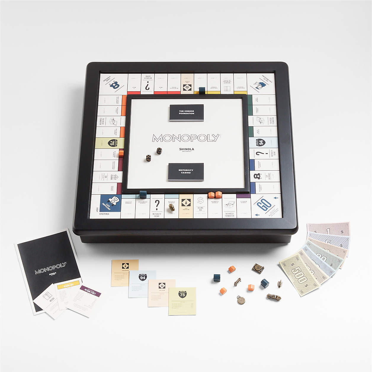 Shinola Monopoly Set: Shinola Detroit Edition | Crate & Barrel