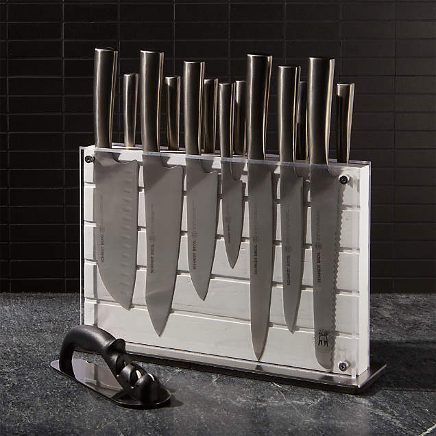 Schmidt Brothers Hex 5-Piece Knife Block Set + Reviews | Crate & Barrel